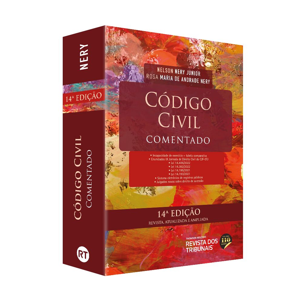 Código Civil Comentado - 14ª Edição - Livraria RT